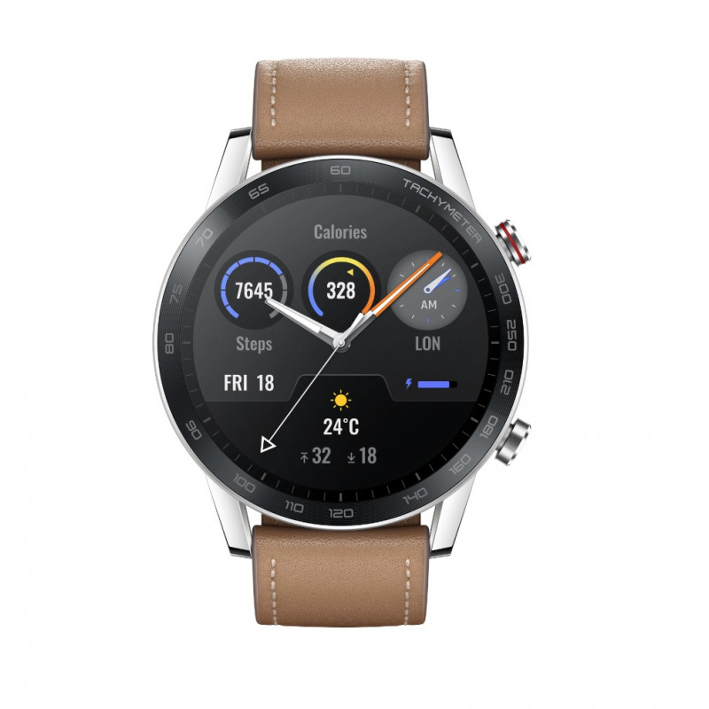 Ժամացույց SMART HONOR MAGIC WATCH 2 FLAX BROWN - Vario Electronics
